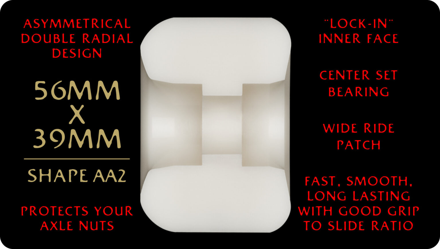 Powell Dragon Formula Nano Rat AA2 56mm x 39mm 93a - Mac’s Waterski